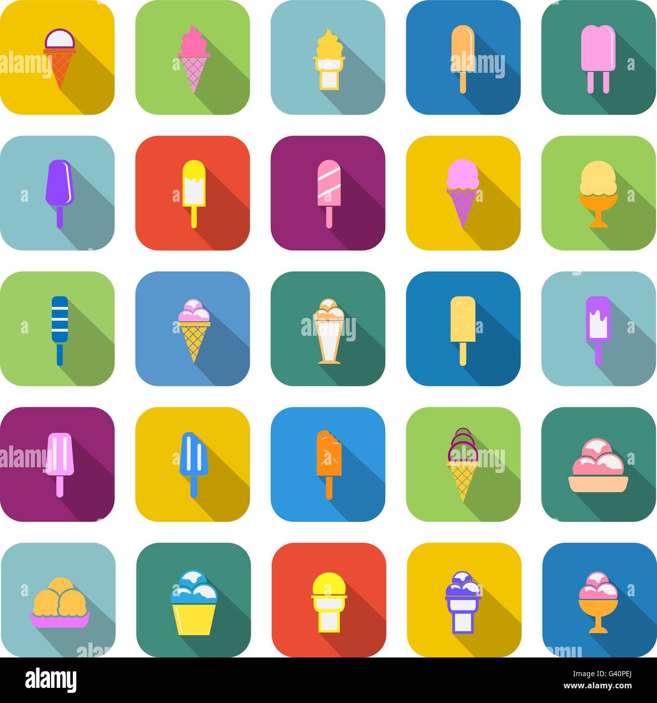 Cookie cream ice on Stock Vector Images - Alamy