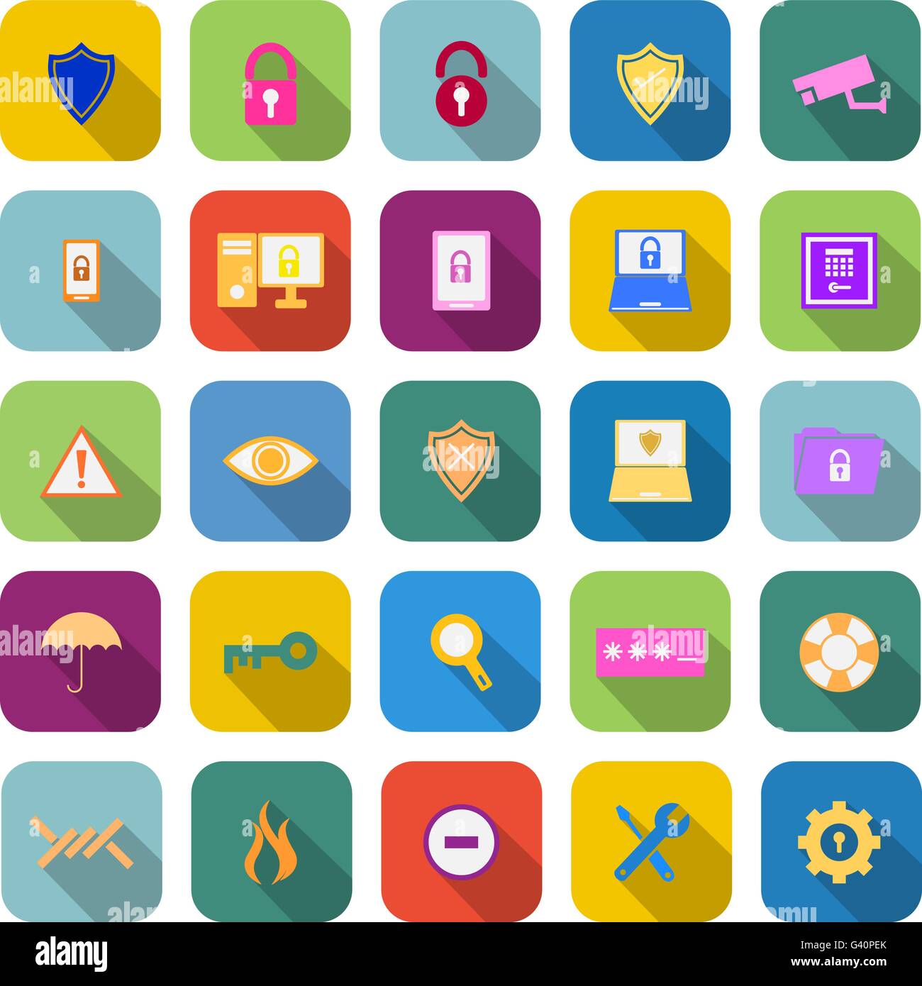 Safe on color Stock Vector Images - Alamy