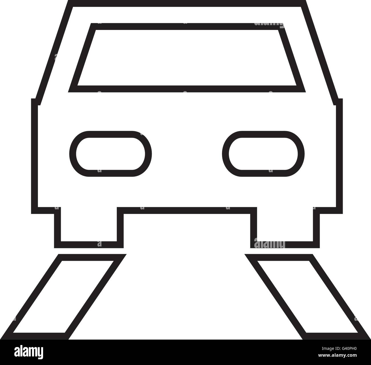 car on the road design Stock Vector Image & Art - Alamy