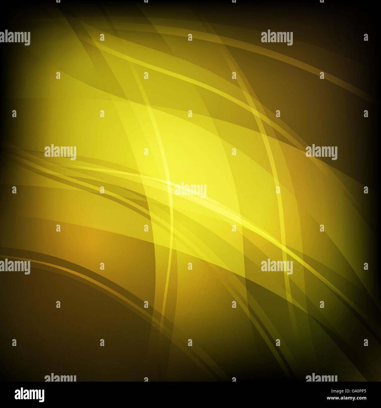 Abstract background with yellow line wave, stock vector Stock Vector ...