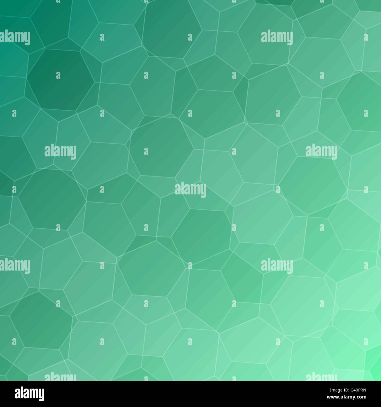 Abstract green background with hexagons, stock vector Stock Vector ...
