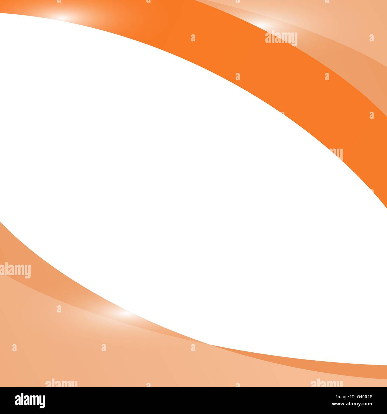 Abstract light orange wave background, stock vector Stock Vector Image ...