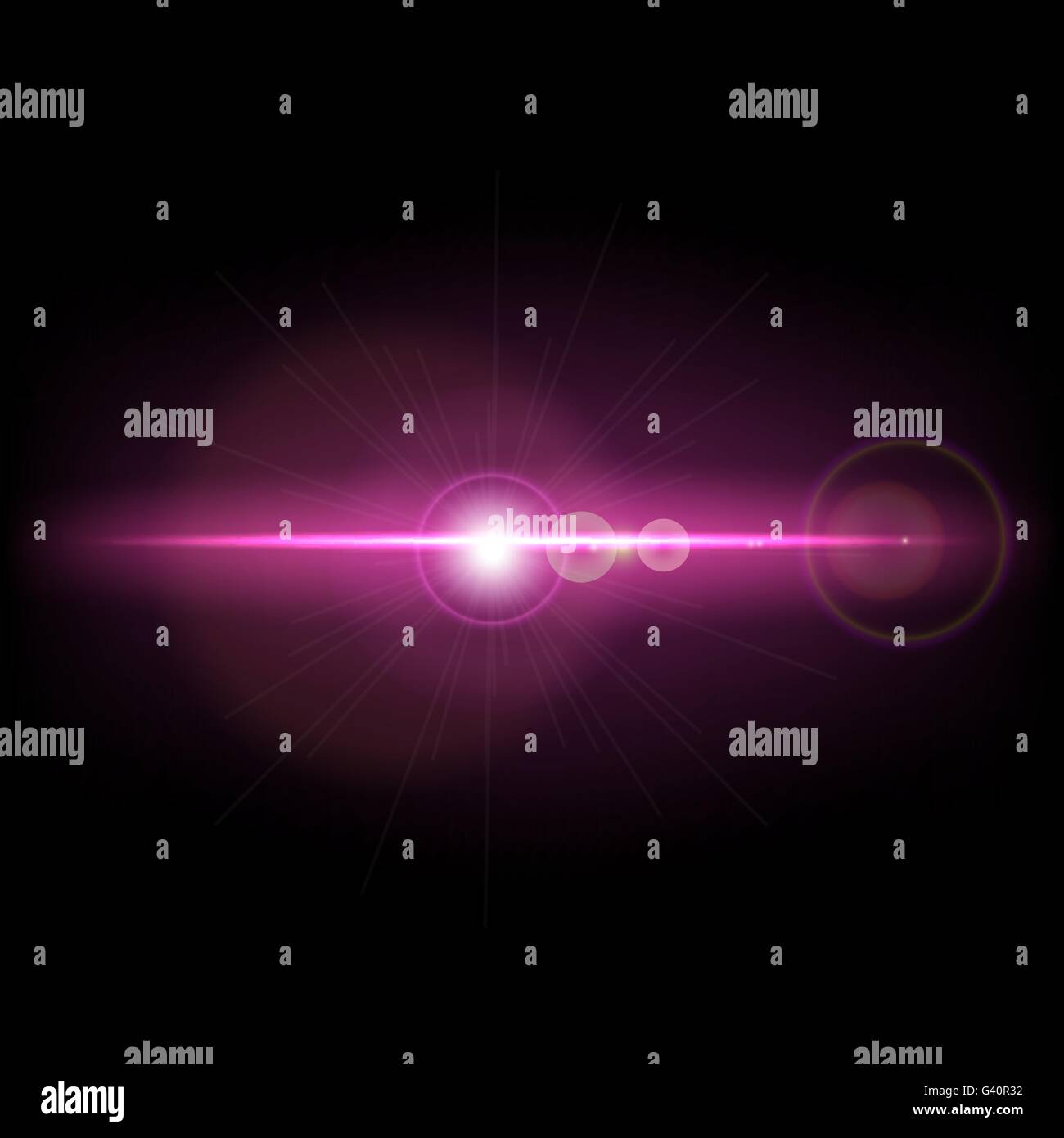 Abstract background with pink lens flare, stock photo Stock Vector ...