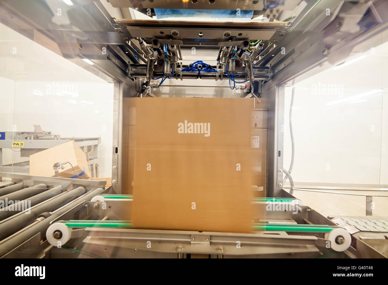 food packing and sorting industry equipment Stock Photo - Alamy