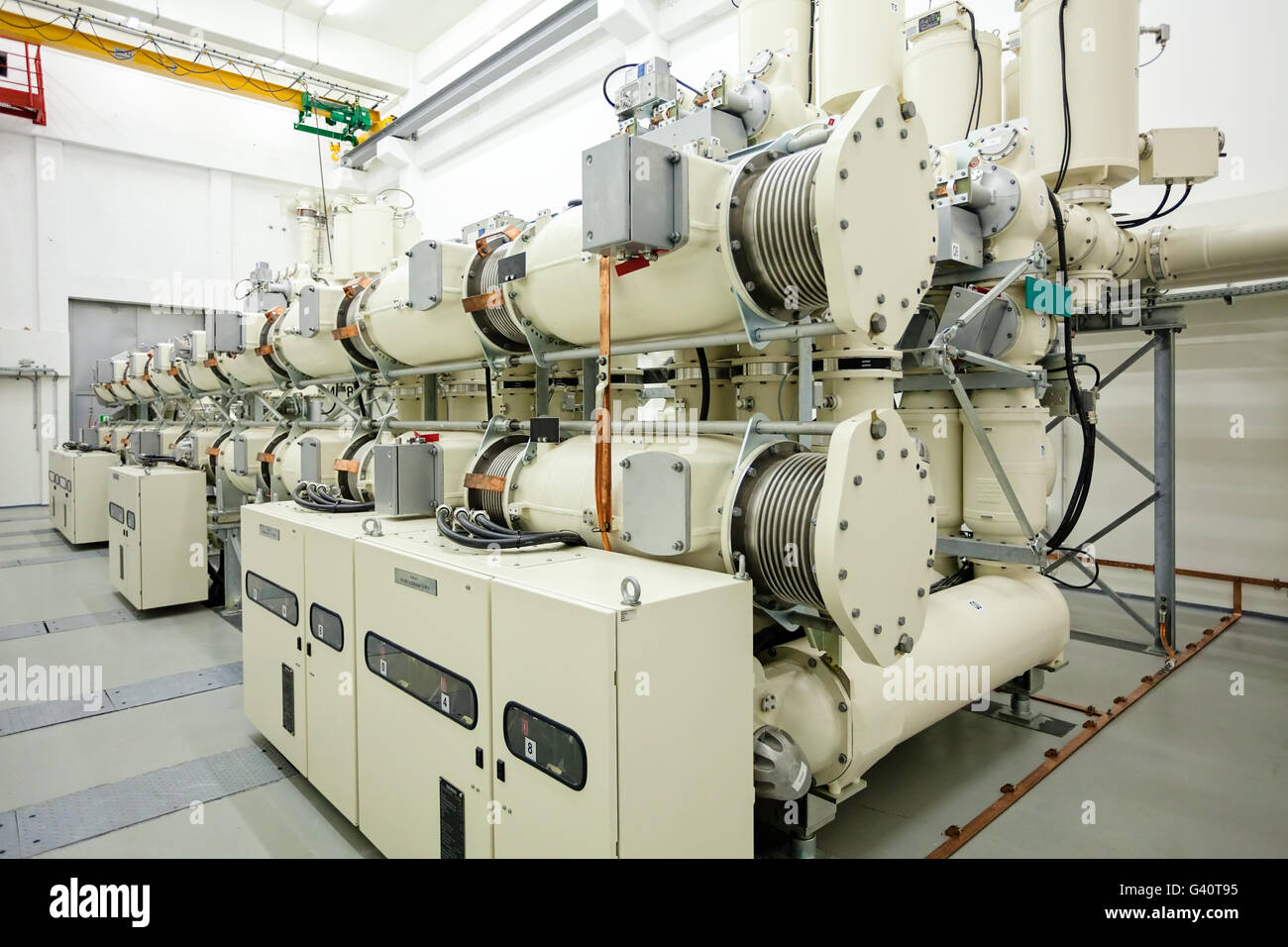 details of new high voltage transformer Stock Photo - Alamy