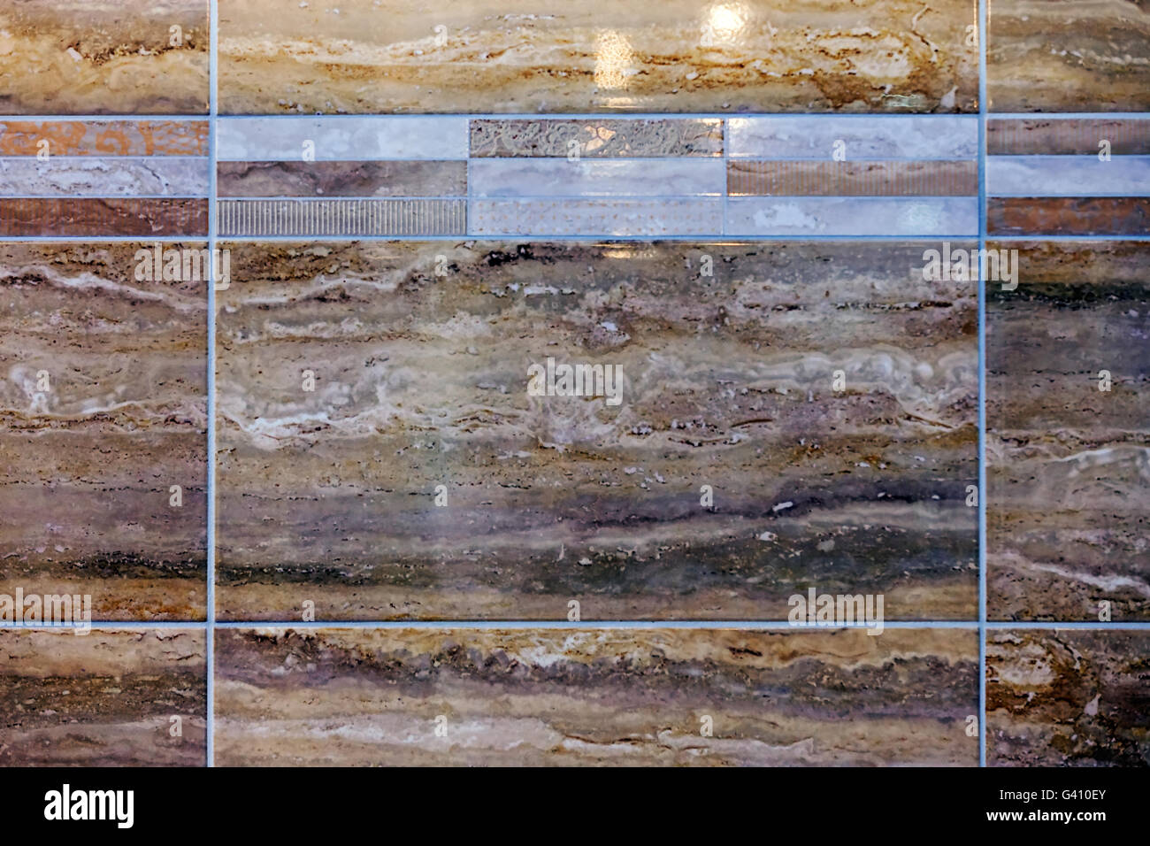 Close up of colorfull decorated ceramic tiles Stock Photo - Alamy