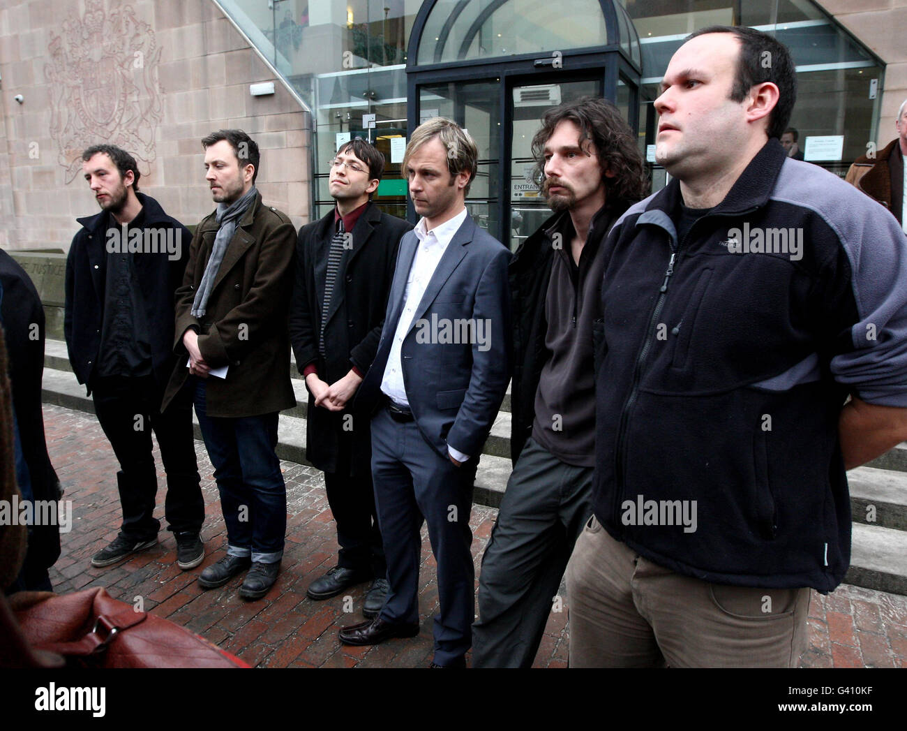 Defendants in the Nottingham Crown Court case against the Ratcliffe ...
