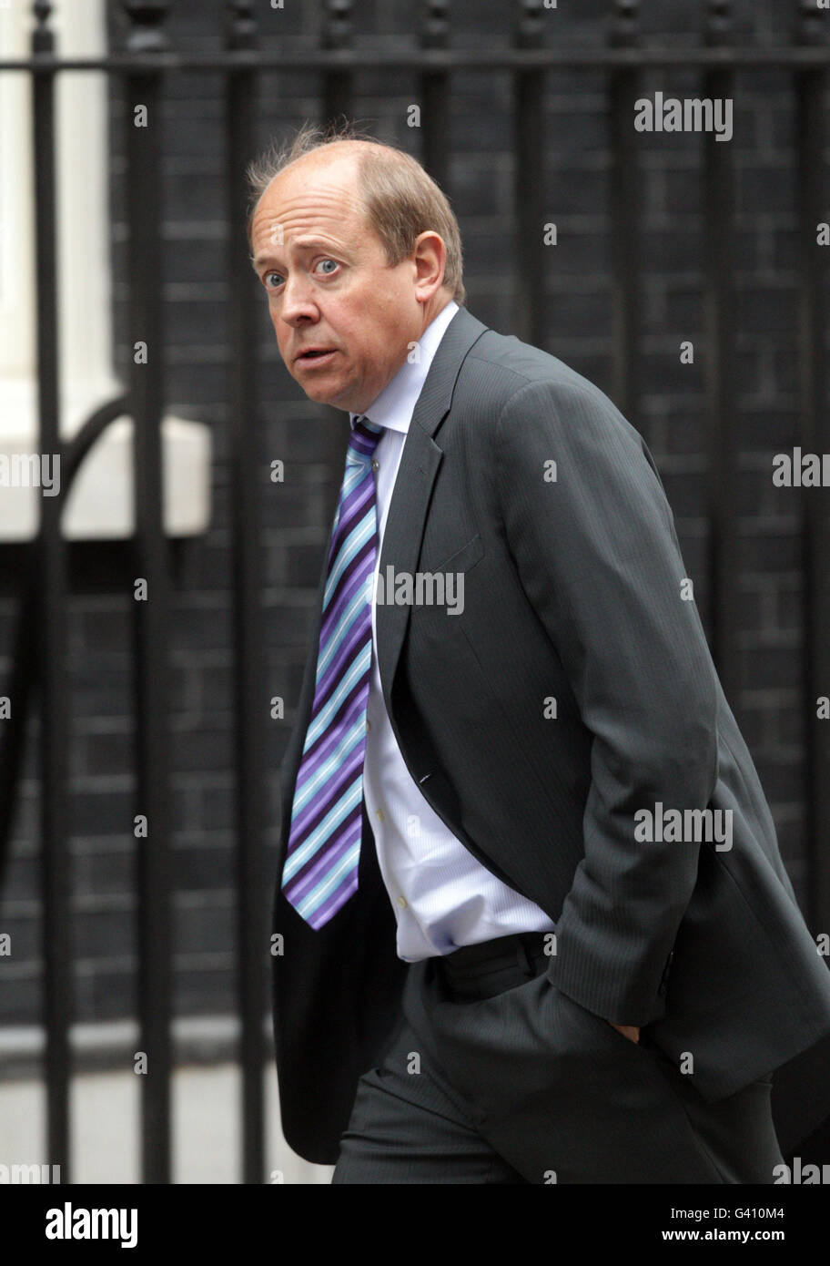 Ian Tyler Chief Executive of Balfour Beatty arrives at Downing Street ...