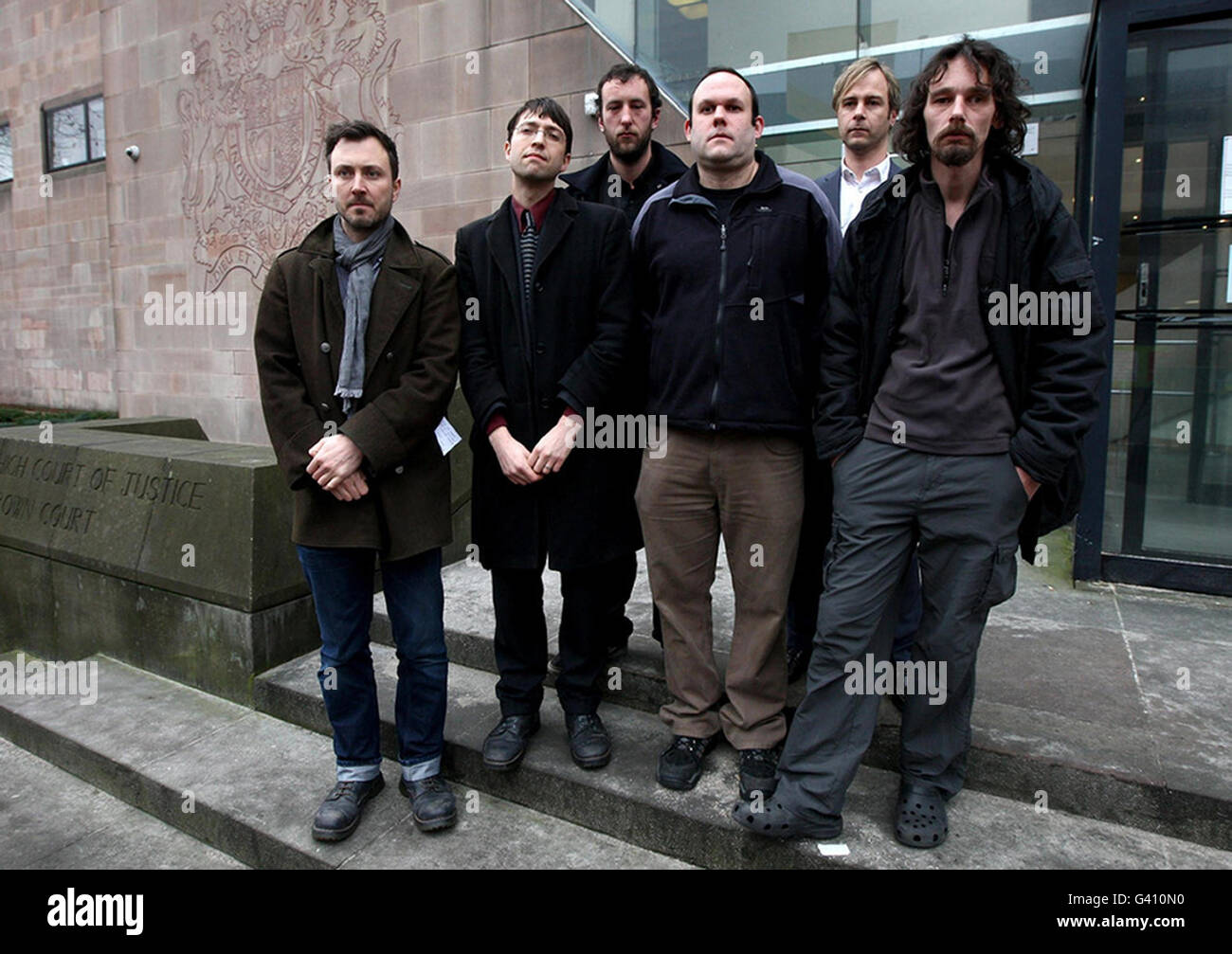Defendants in the Nottingham Crown Court case against the Ratcliffe ...