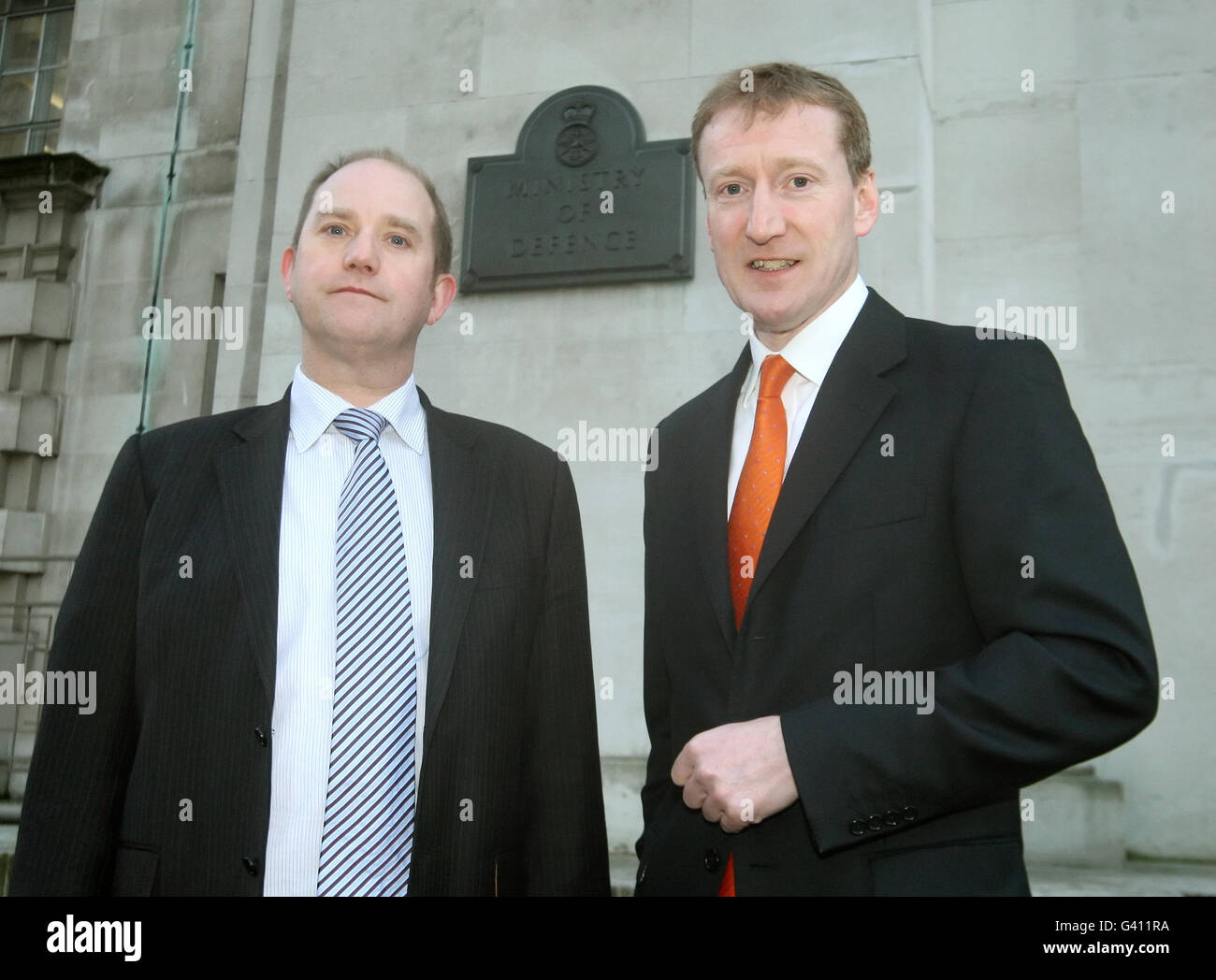 Iain Smith MSP (left) and Scottish Liberal Democrat Leader Tavish Scott ...