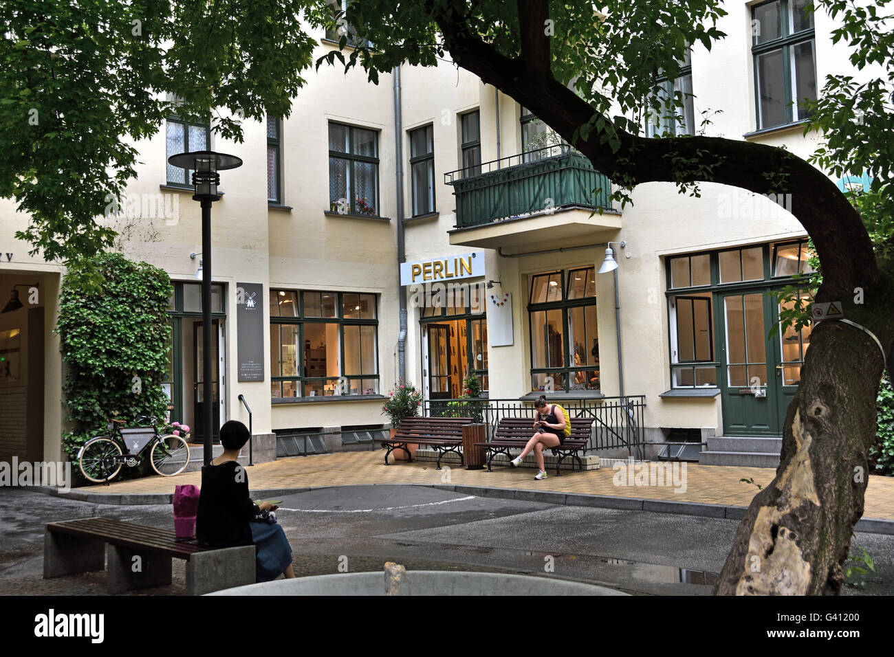 Hackesche Hofe - Hackescher Markt area Scheunenviertel Berlin Germany ...