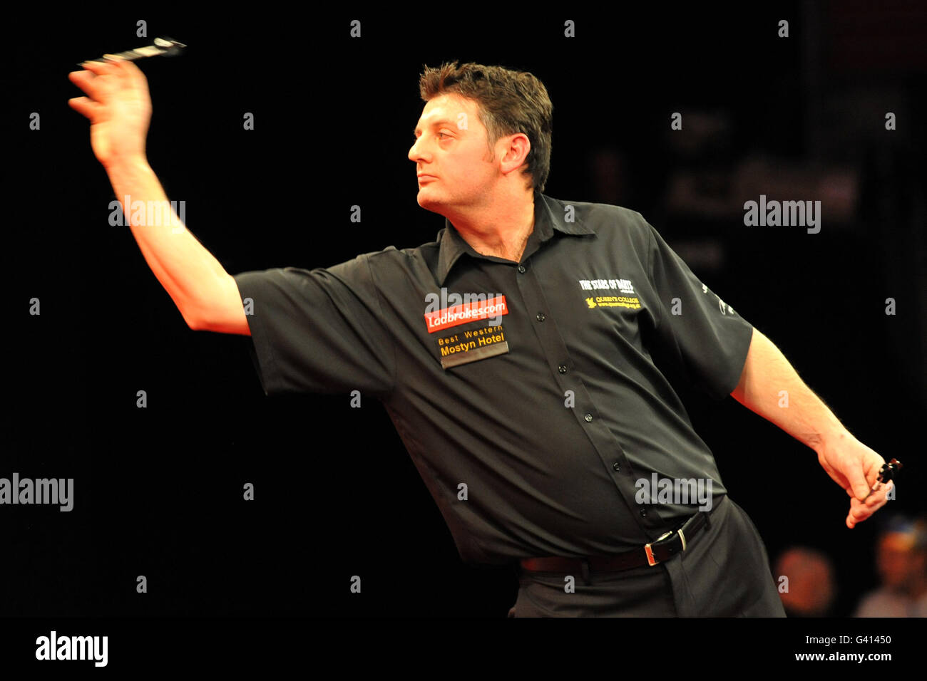 Justin Pipe during the Ladbrokes.com World Darts Championship at ...