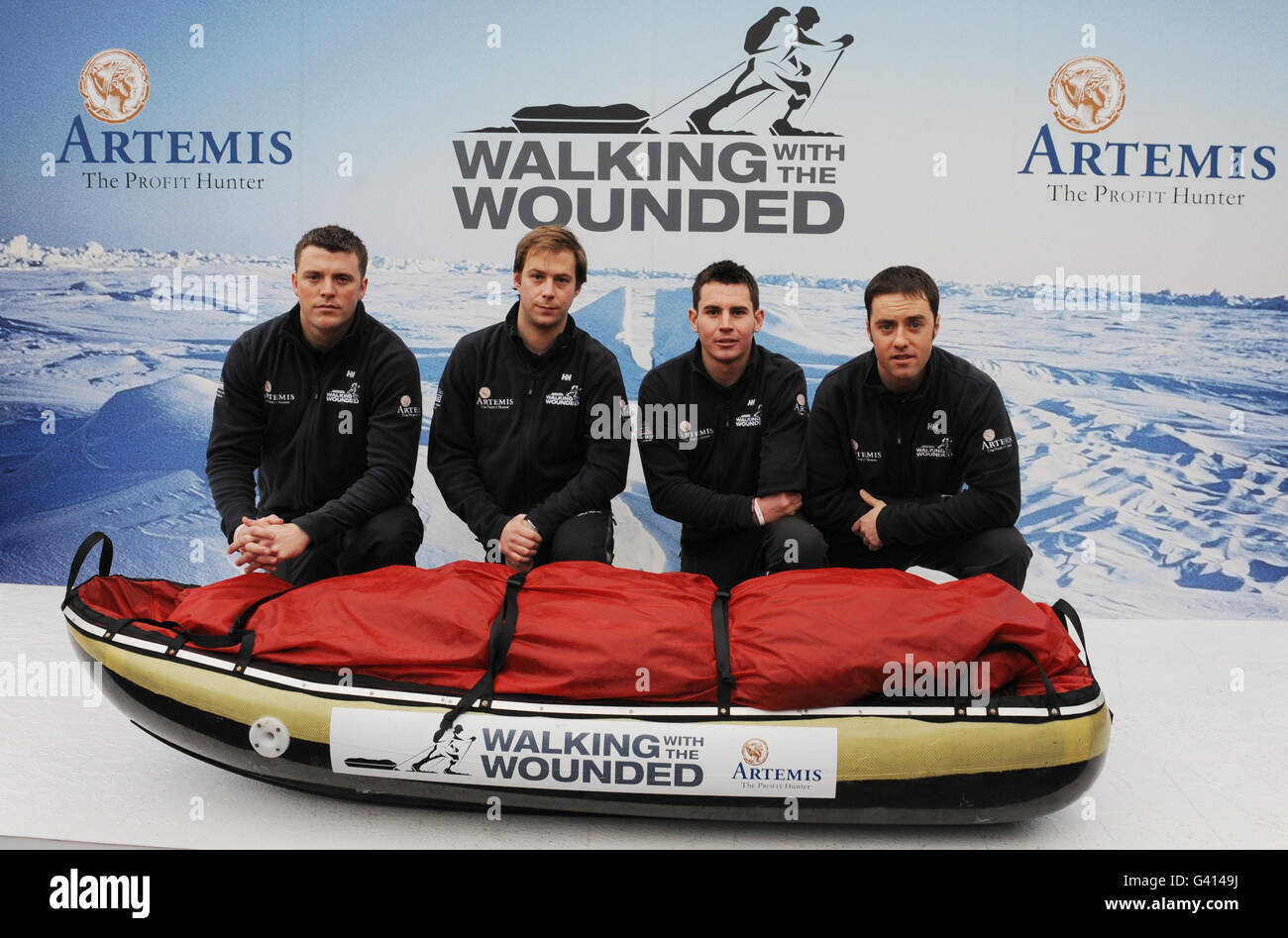 (left to right) Steve Young, Guy Disney,Jaco Van Gass and Martin Hewitt ...