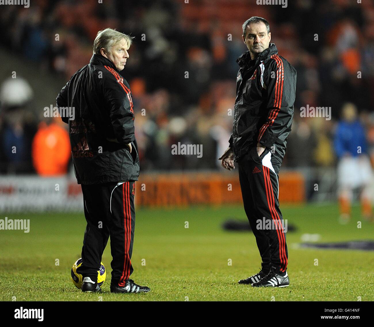 New liverpool first team coach steve clark prior to kick off hi-res ...
