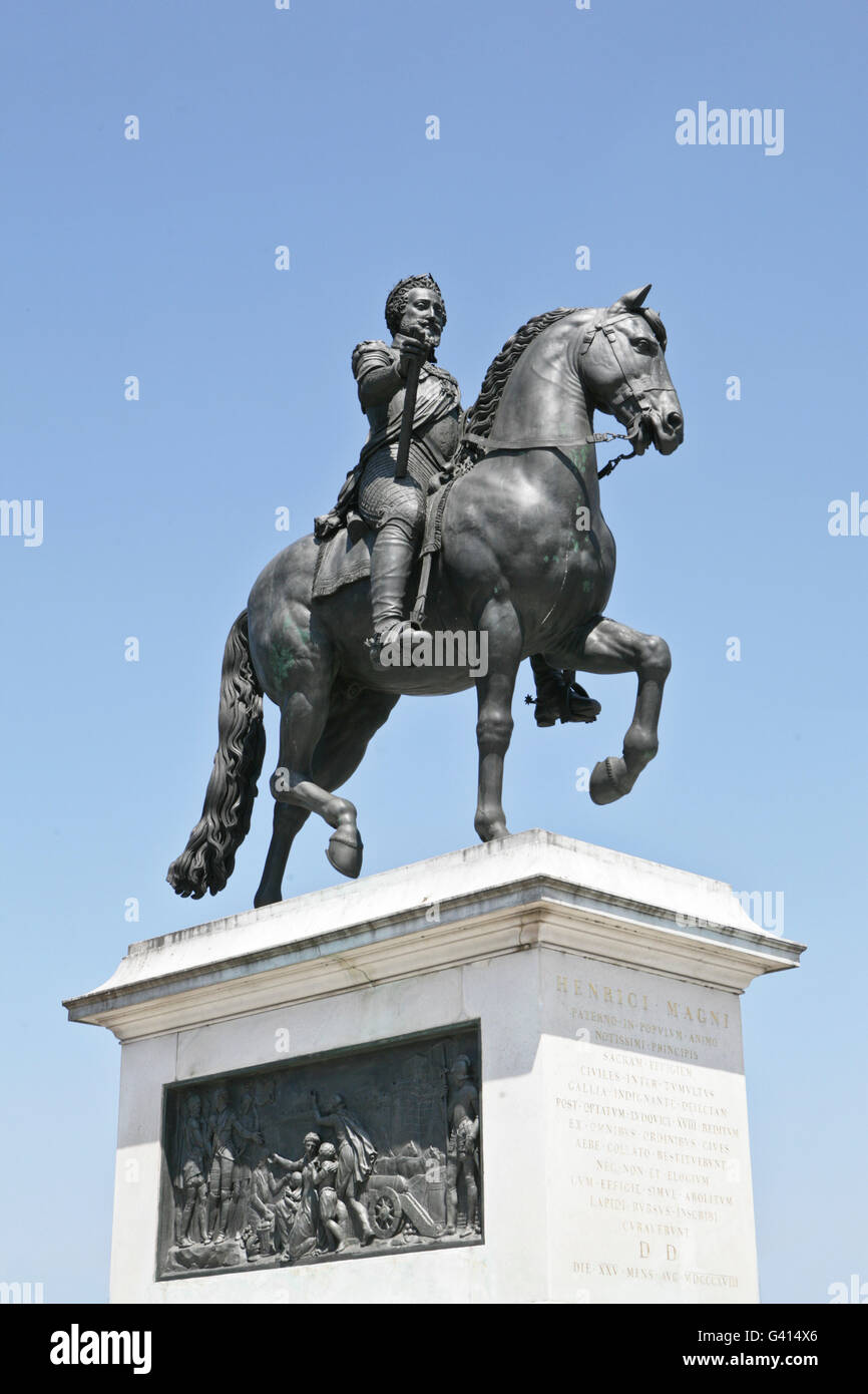 Equestrian Statue Of Henri Iv High Resolution Stock Photography and ...