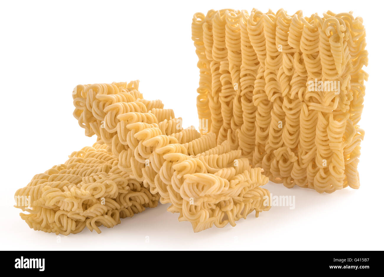 Instant noodles, isolated on white background Stock Photo - Alamy