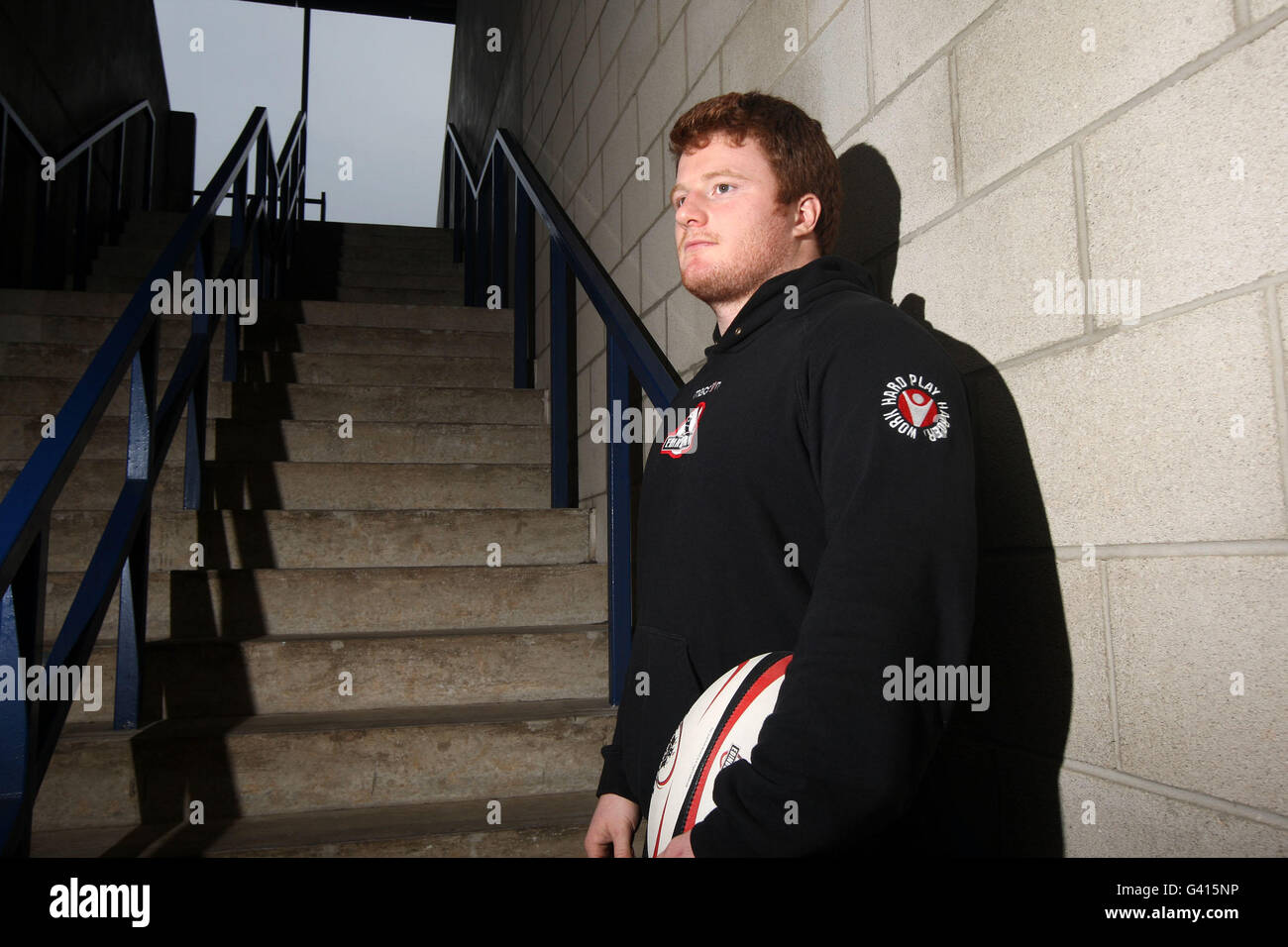 Edinburghs kyle traynor team annoucement murrayfield hi-res stock ...