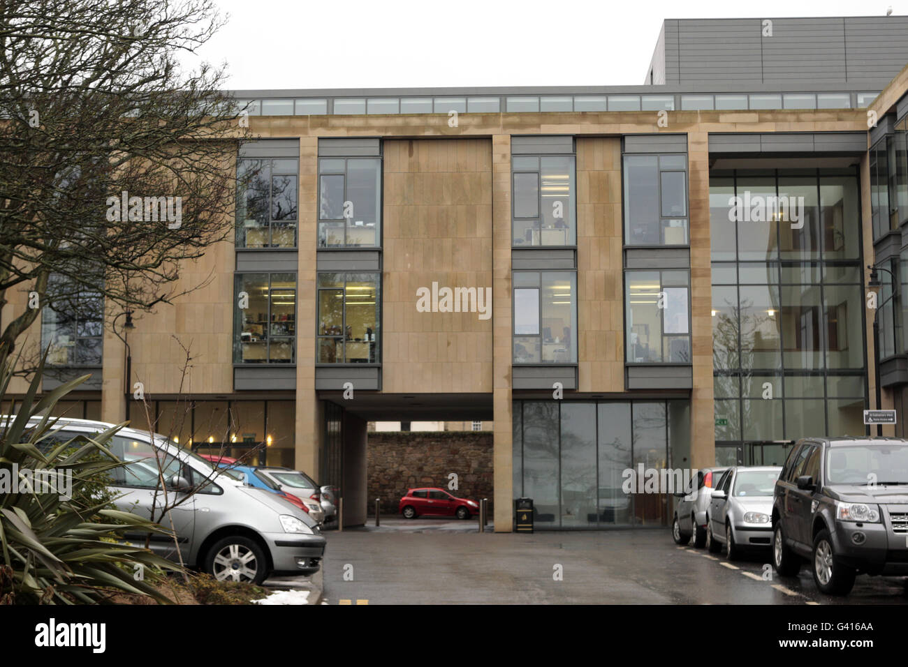 A general view of St Andrews University Arts building in St Andrews ...