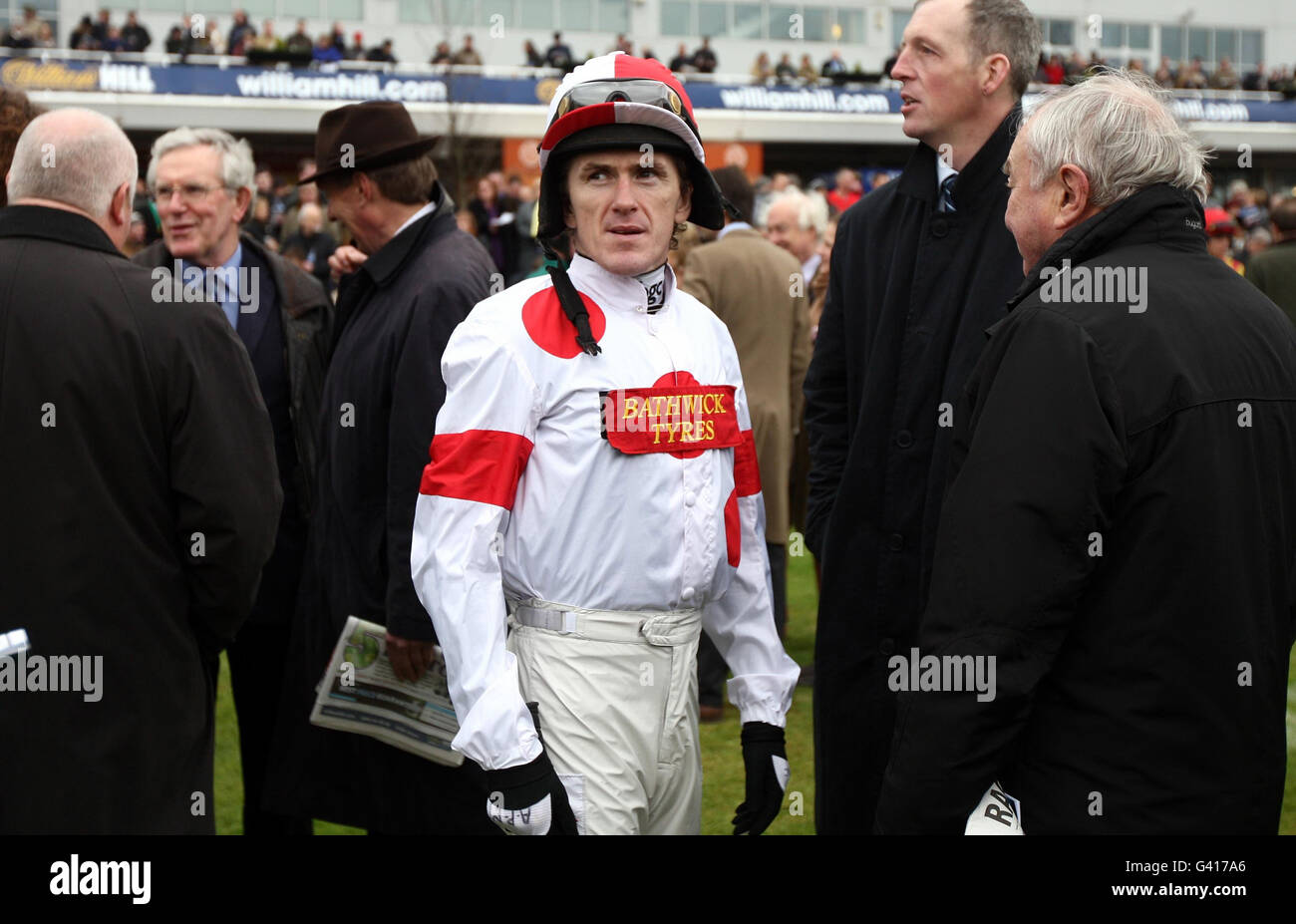 Jockey Tony McCoy before the William Hill Juvenile hurdle race during ...