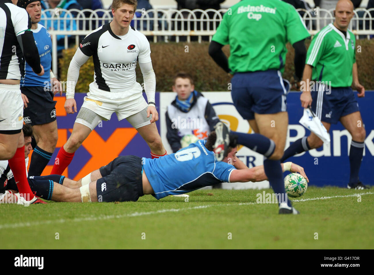 Leinsters dominic ryan scores heineken cup hi-res stock photography and ...