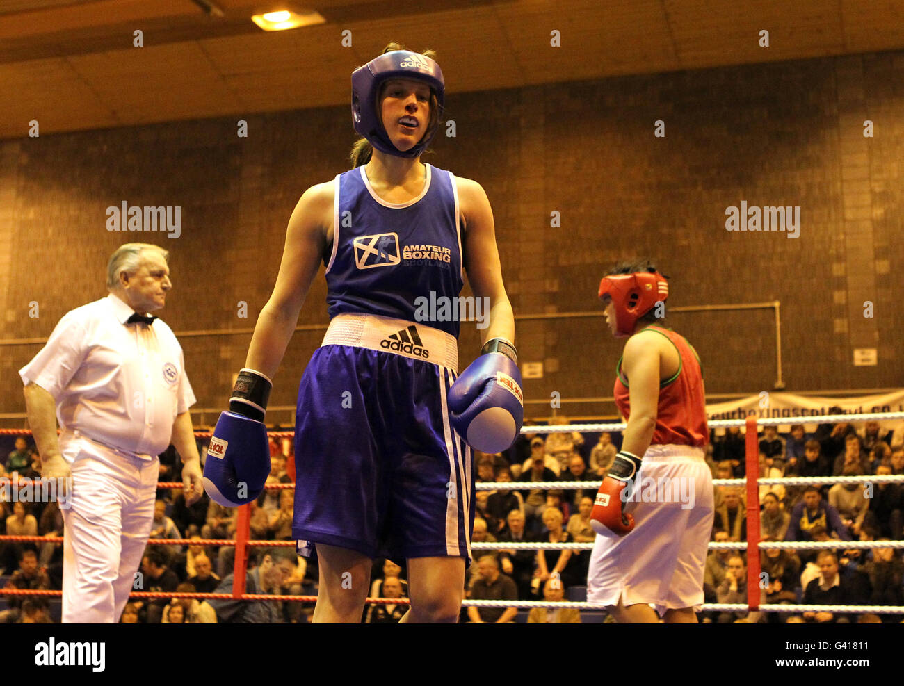Boxing - Home International Boxing Match - Louise Mitchell v Charlene ...