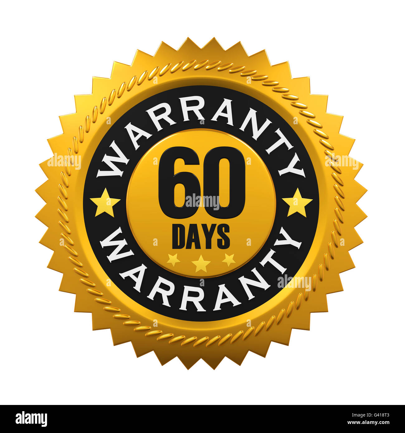60 Days Warranty Sign Stock Photo - Alamy