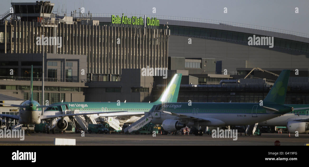 Aer Lingus cabin crew row Stock Photo - Alamy
