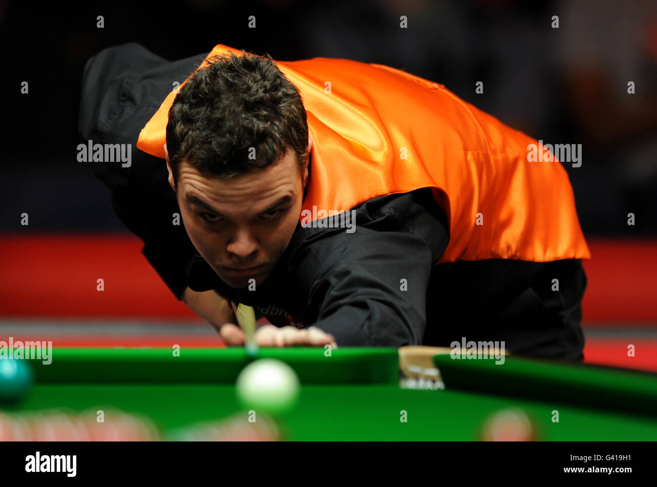 England's Jamie Cope during his semi-final match against China's Ding ...