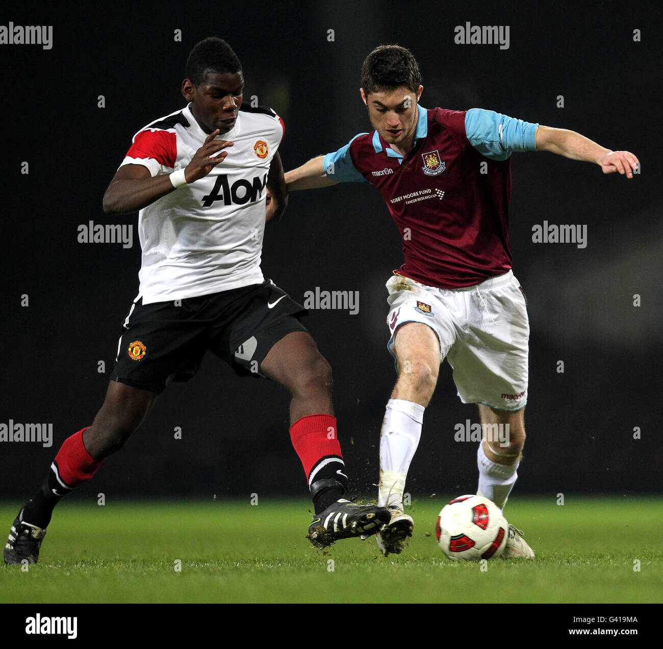 Soccer - FA Youth Cup - Fourth Round - West Ham United v Manchester ...