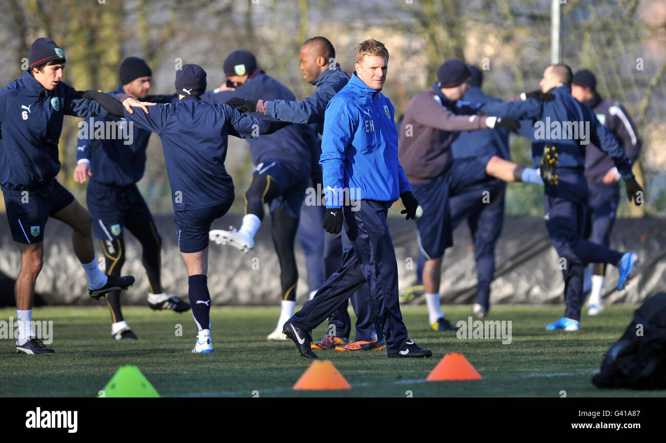 Soccer burnley training hi-res stock photography and images - Alamy