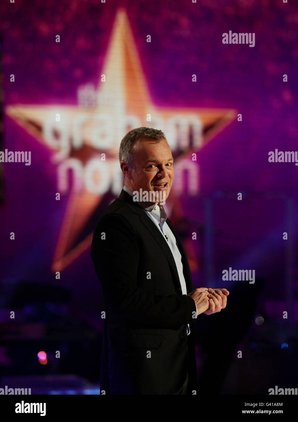 Host Graham Norton during a recording of the Graham Norton Show at The ...