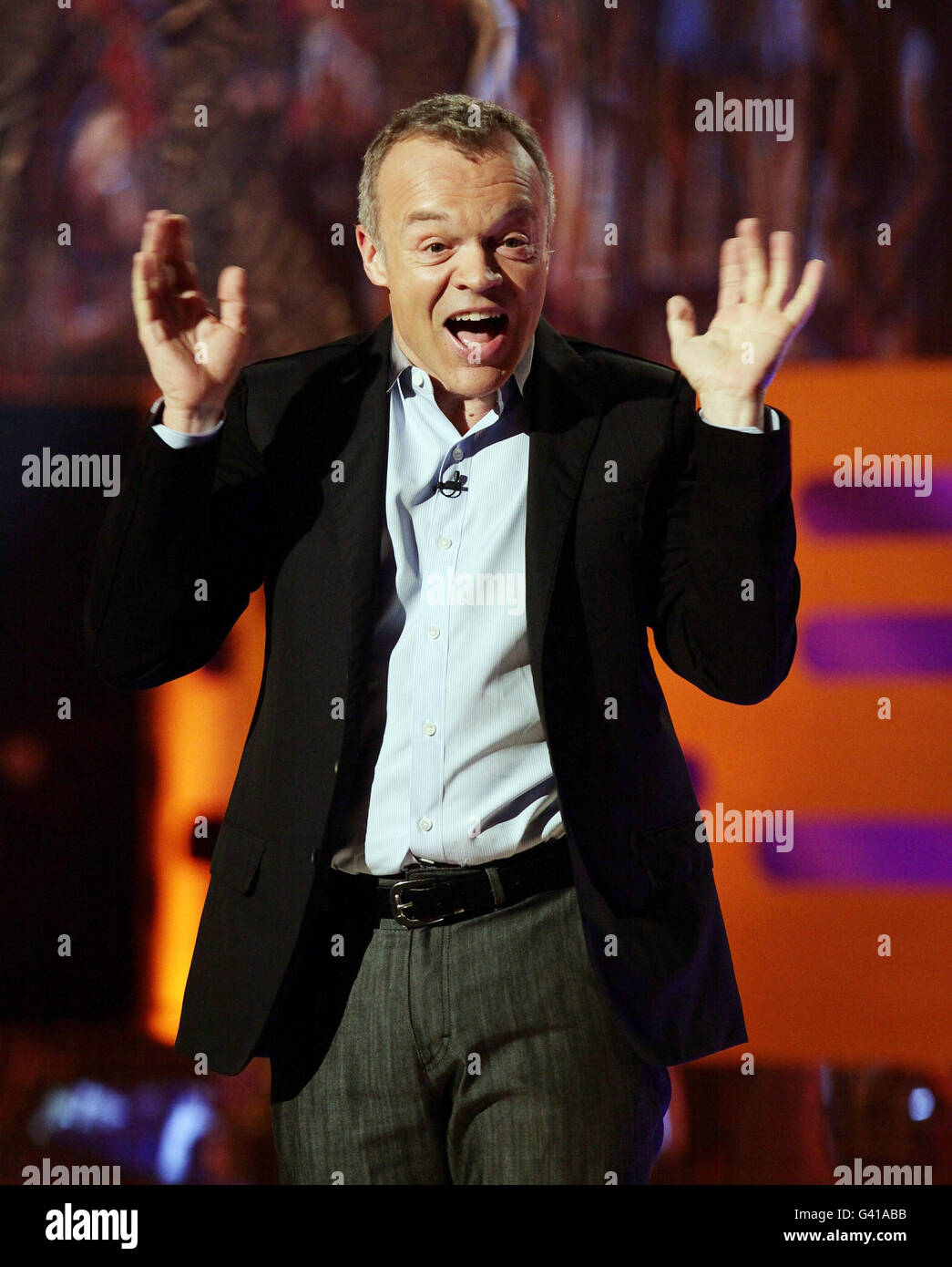 Host Graham Norton during a recording of the Graham Norton Show at The ...