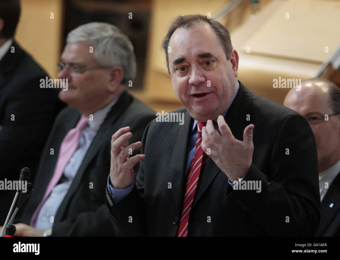 First Minister's Questions Stock Photo - Alamy