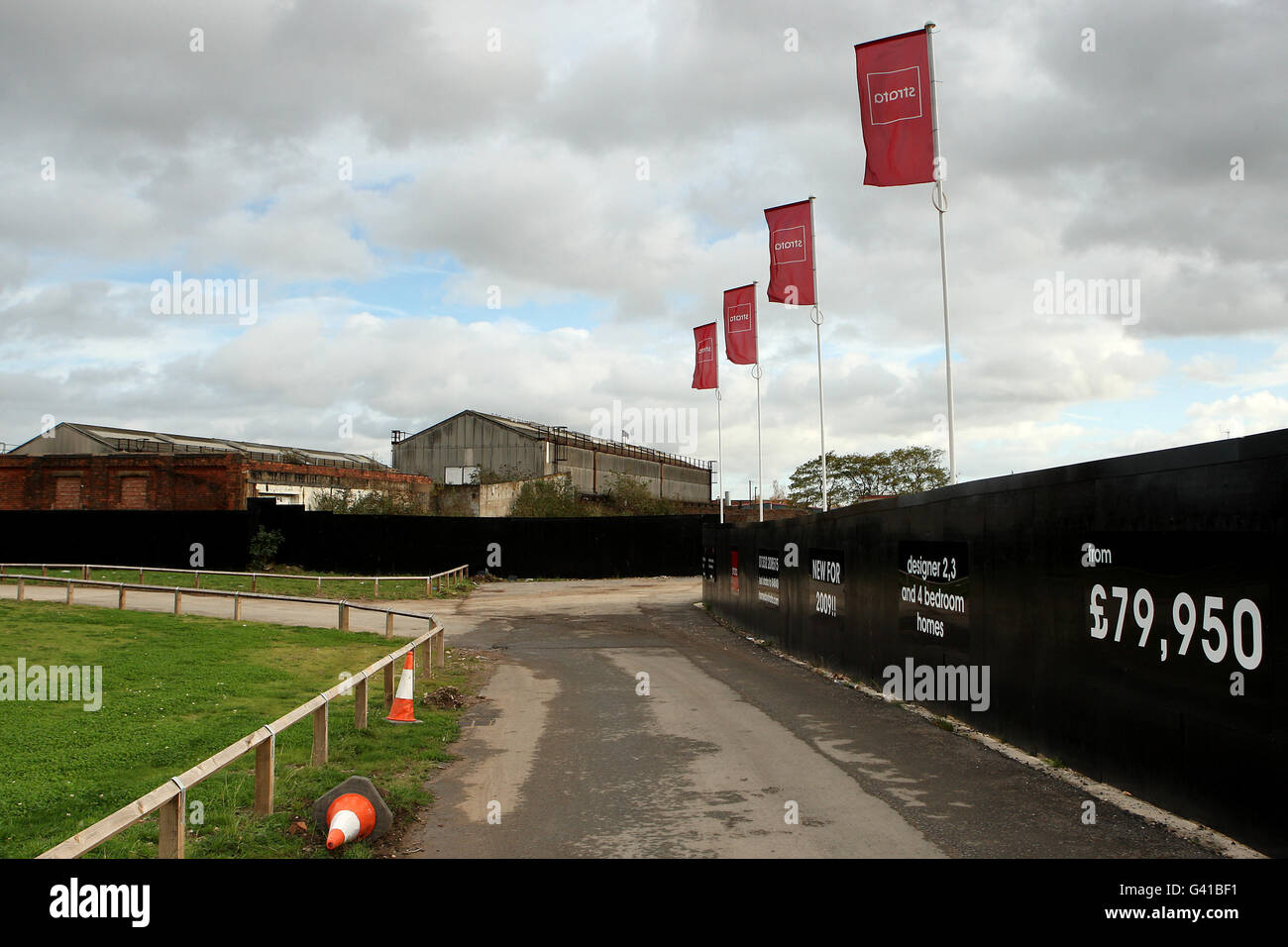 A general view of the site of the former home of Derby County Football ...