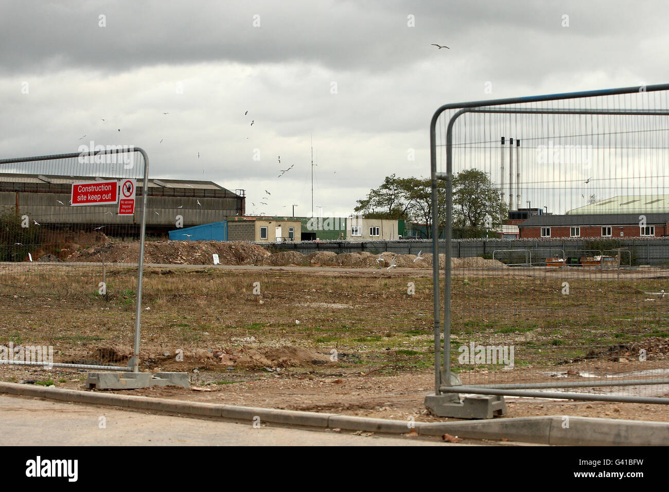 A general view of the site of the former home of Derby County Football ...