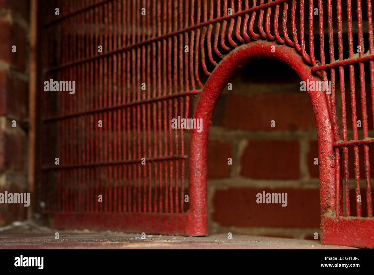 A general view of the old turnstiles at the site of the former home of ...