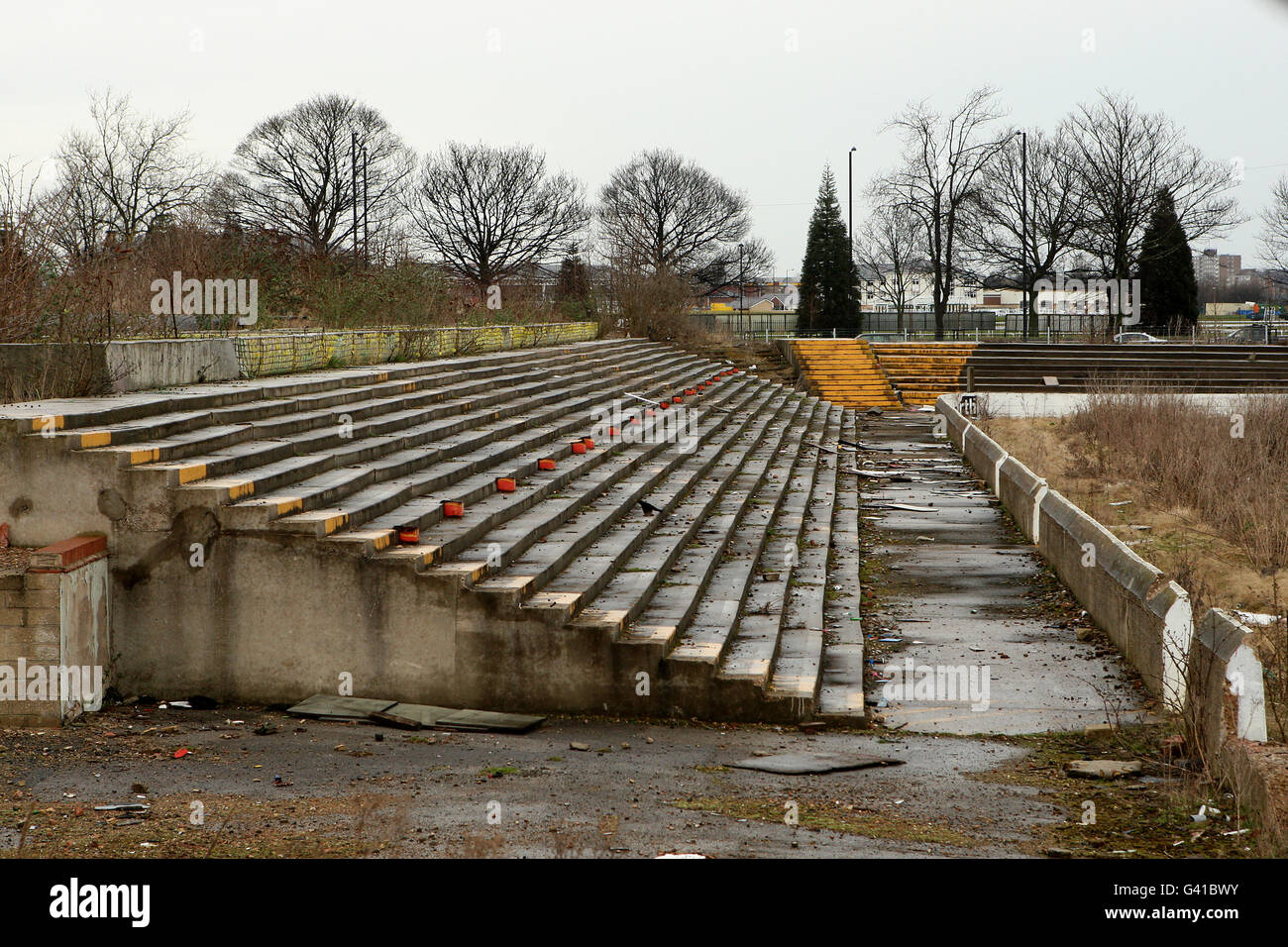 Soccer - Old Football Grounds - Belle Vue - Doncaster Rovers Stock ...