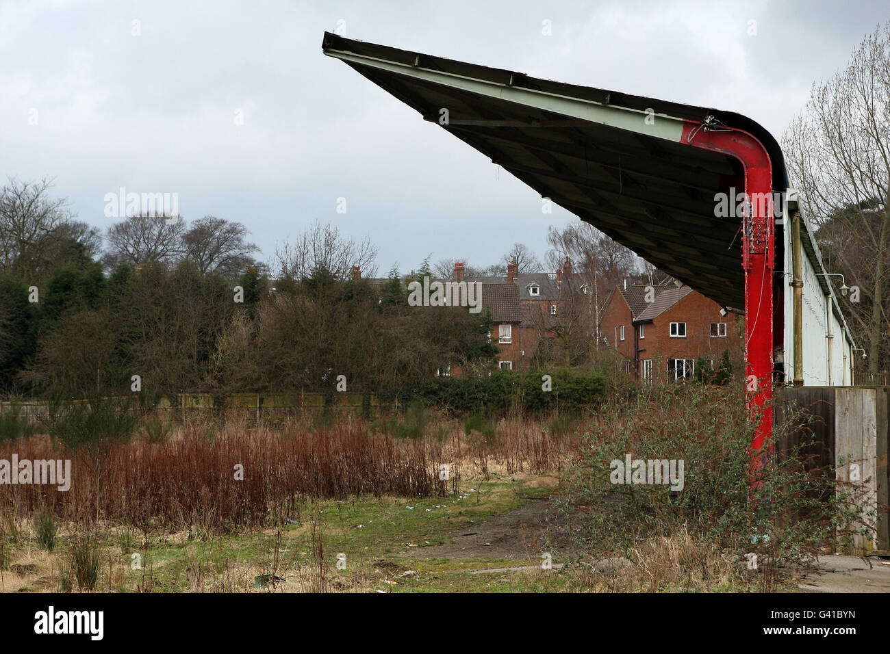 Soccer - Old Football Grounds - Darlington - Feethams Stock Photo - Alamy