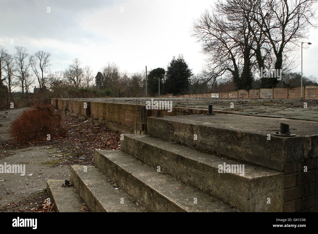 Disused football stadium hi-res stock photography and images - Alamy
