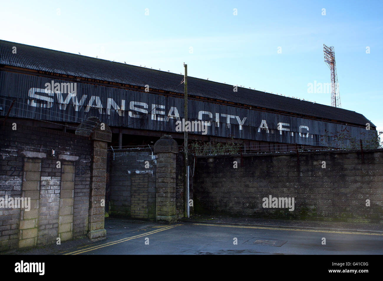 Vetch field football stadium swansea hi-res stock photography and ...