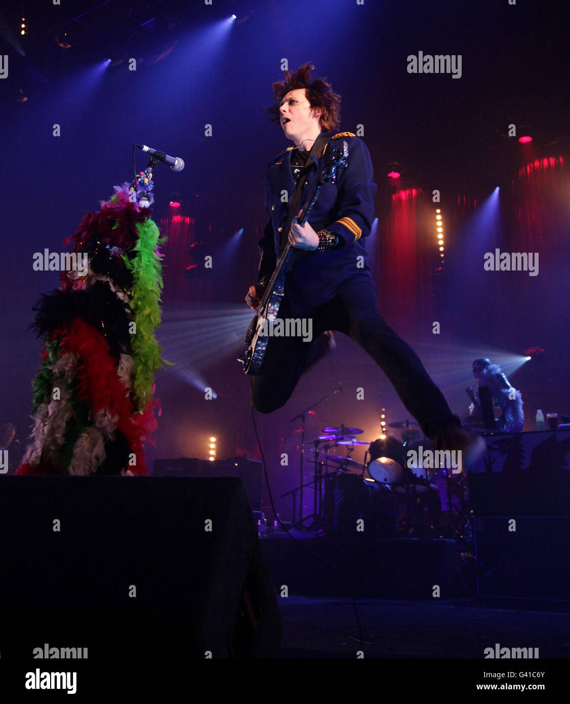Nicky Wire of The Manic Street Preachers performing at the O2 Brixton ...