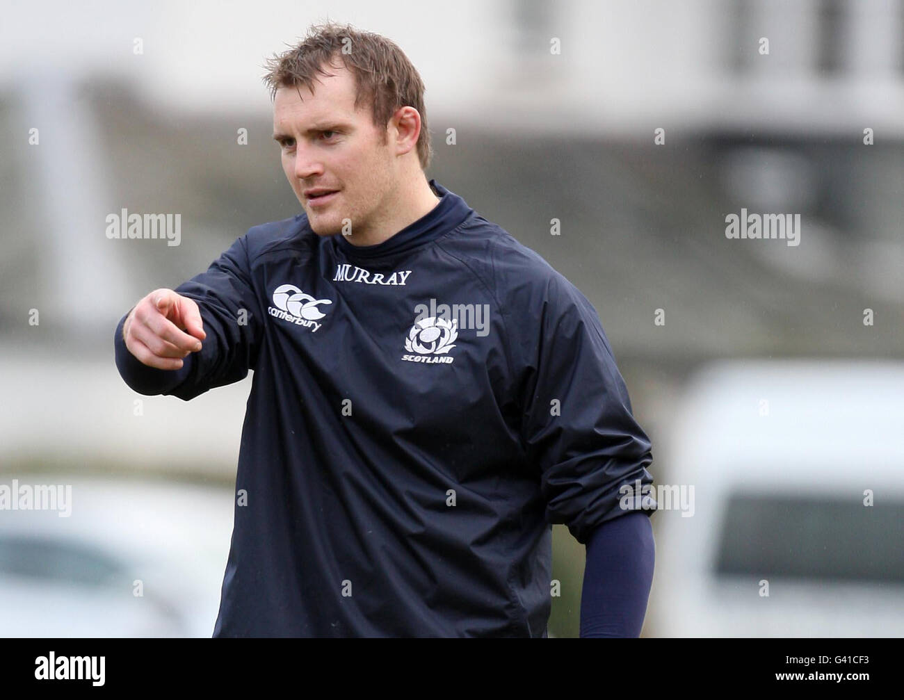 Scotland's Alastair Kellock during a training session at the University ...