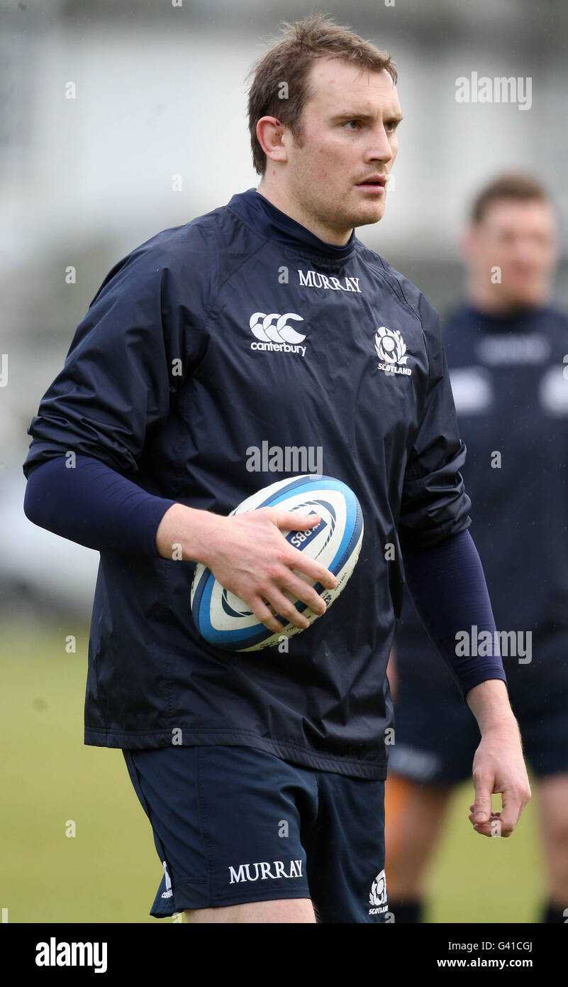 Scotland's Alastair Kellock during a training session at the University ...