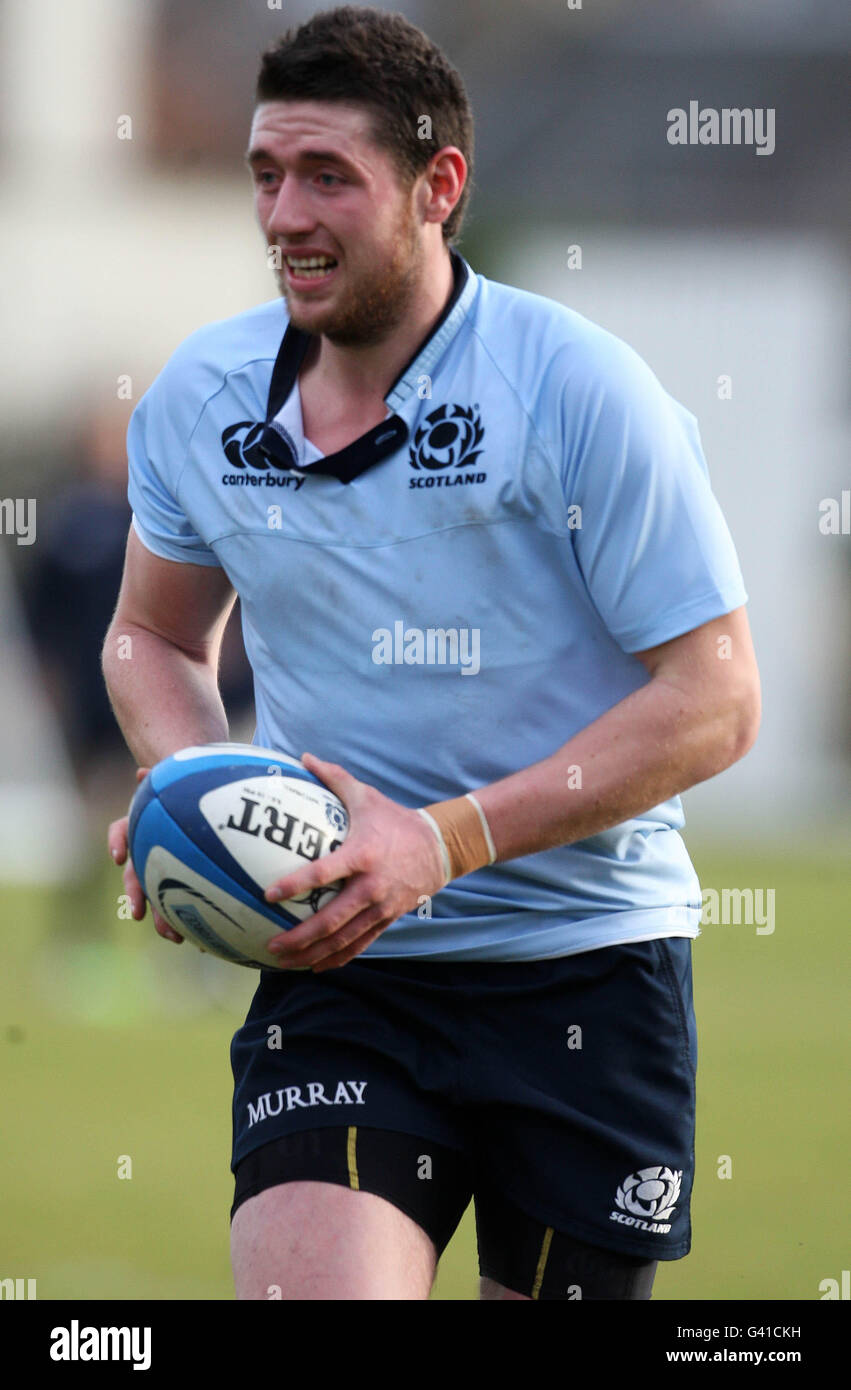 Scotland's Jack Cuthbert during a training session at the University of ...