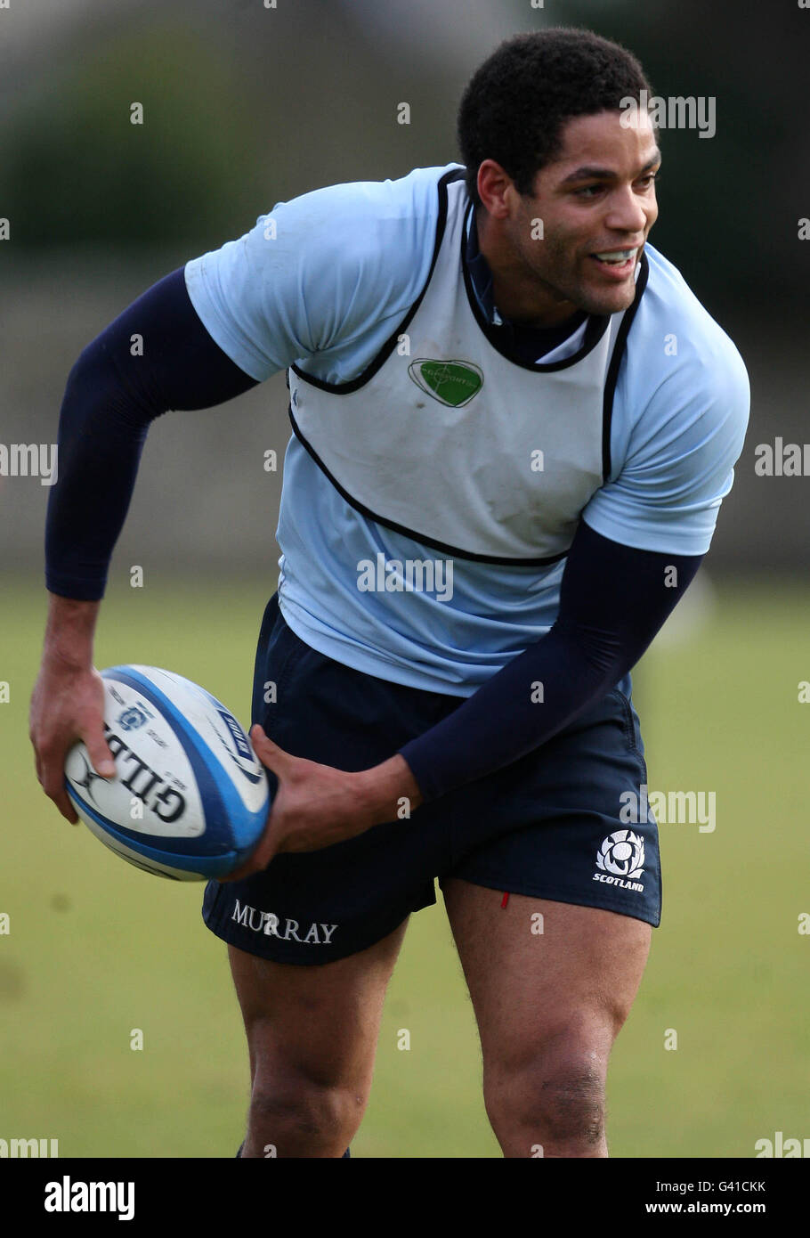 Scotland's Joe Ansbro during a training session at the University of St ...