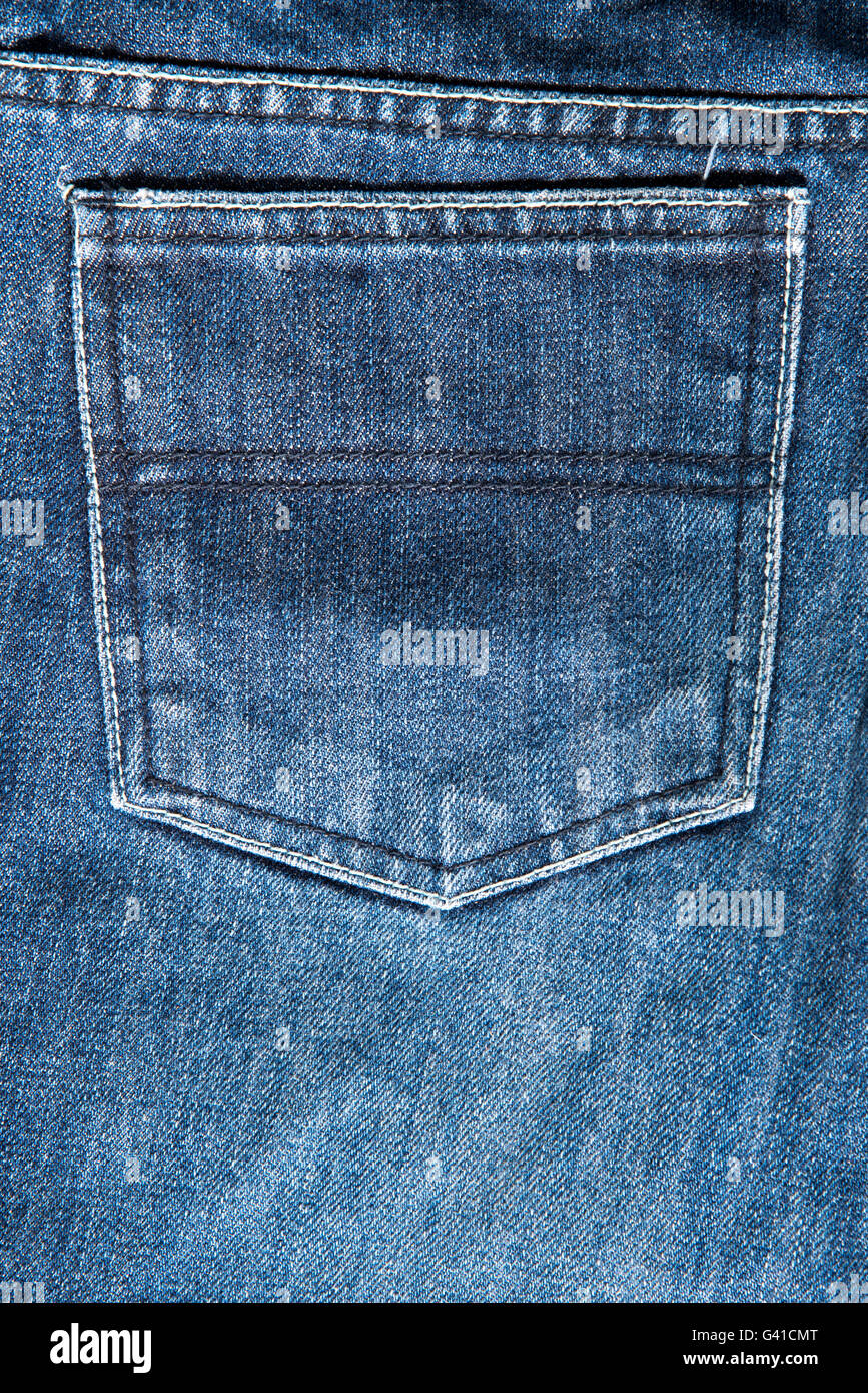 Back pocket Jeans texture Stock Photo - Alamy