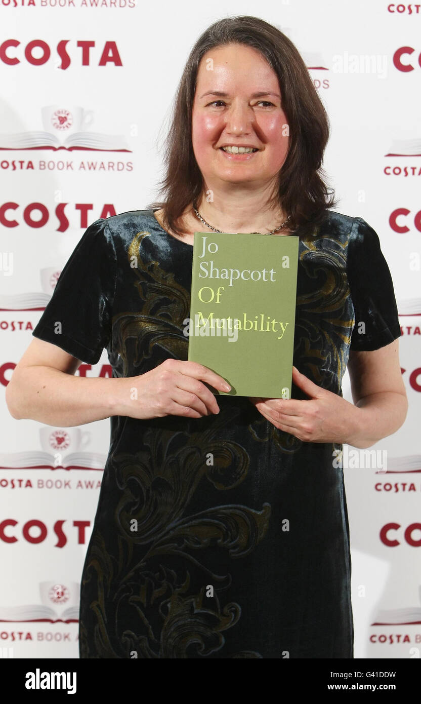 Jo Shapcott, winner of the Costa Poetry award for 'Of Mutability ...