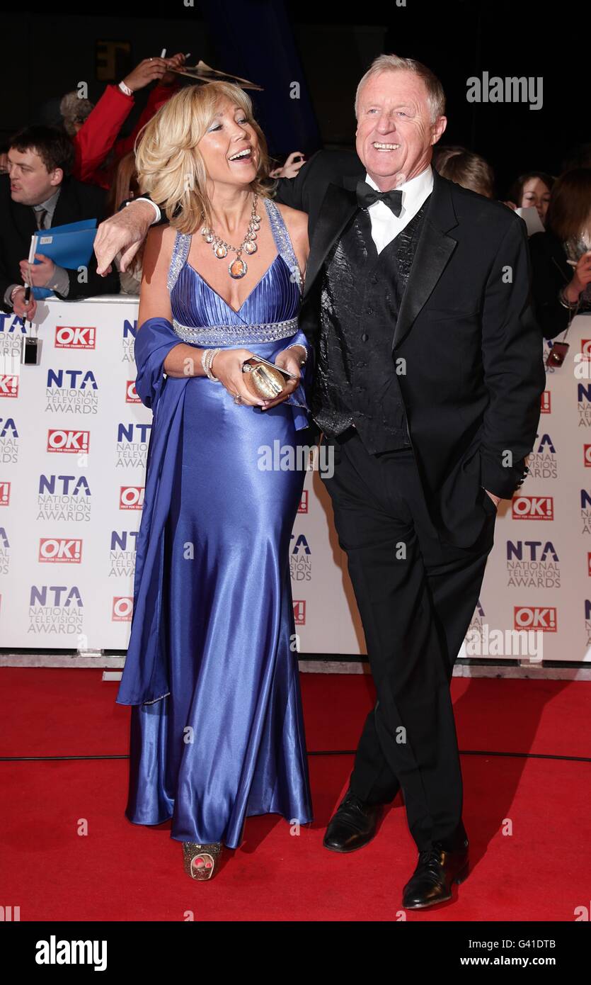 Chris Tarrant and partner Jane Bird arriving for the 2011 National ...