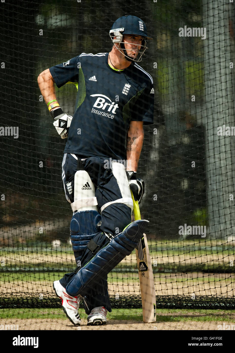 Cricket - England Training Session - The Gabba. England's Kevin ...