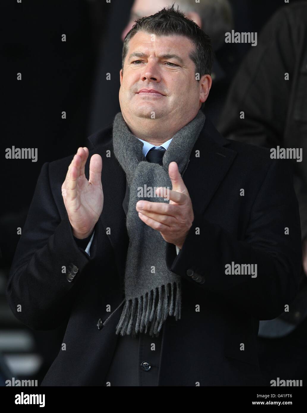 Chelsea chief executive ron gourlay in the stands hi-res stock ...